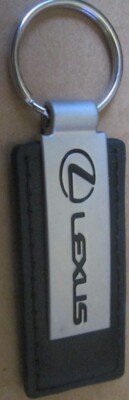 LEXUS Pembroke Pines black leather Keyring Key Chain Keychain 2.75" | eBay