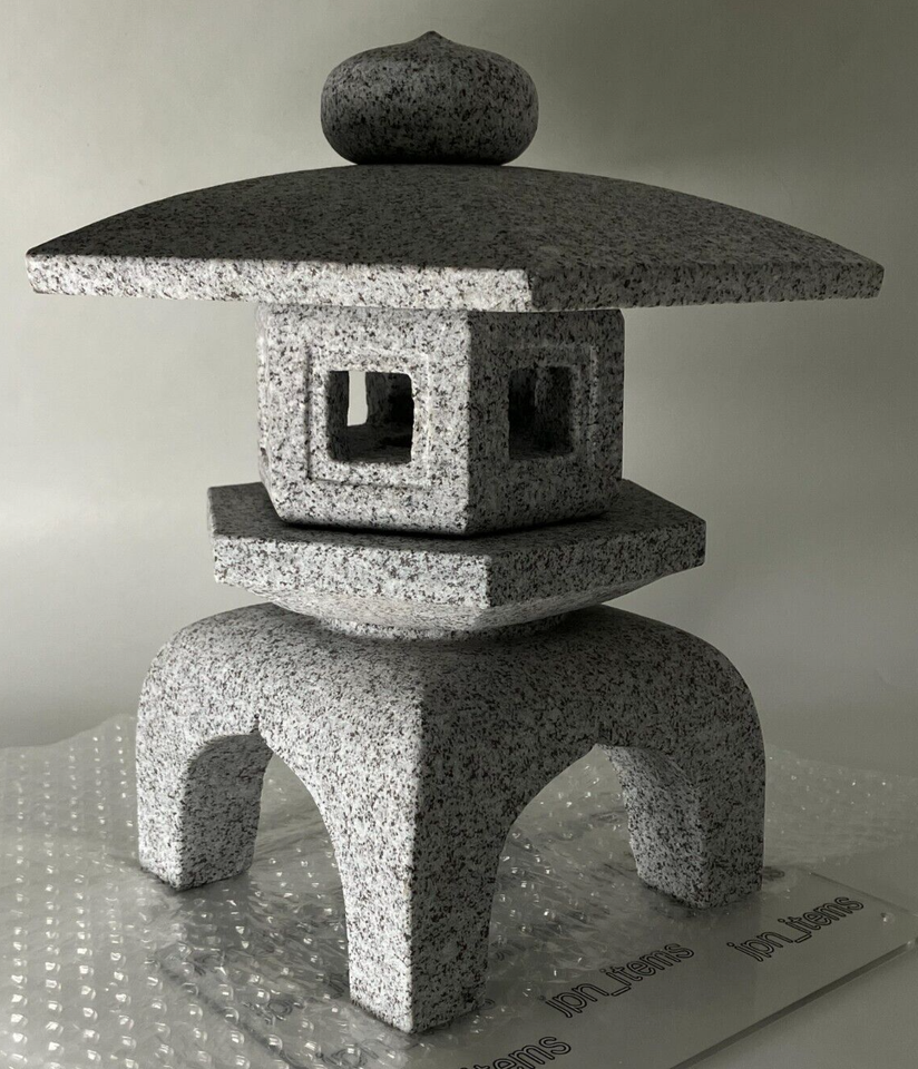 Stone Lantern Yukimi Tourou Small Granite Japanese Garden Ornament ...