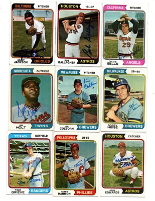 SIGNED 1974 Topps #37 Dave Sells Angels | eBay
