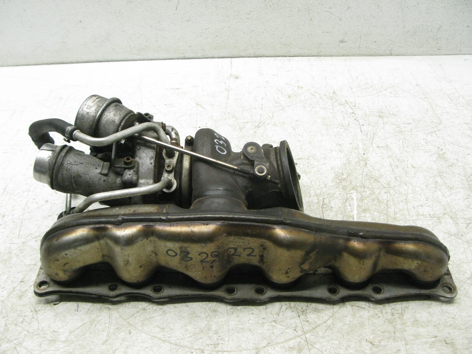 11-14 BMW X5 3.0L ENGINE TURBO CHARGER BLOWER TURBOCHARGER MANIFOLD OEM ...