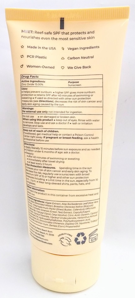 Miami Beach Bum Save Face SPF 30 Mineral Sunscreen 3.4 fl oz / NEW | eBay