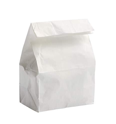 4lb Kraft White Paper Bags - Pack of 125ct (Kraft White Bag 4lb-Pack of ...