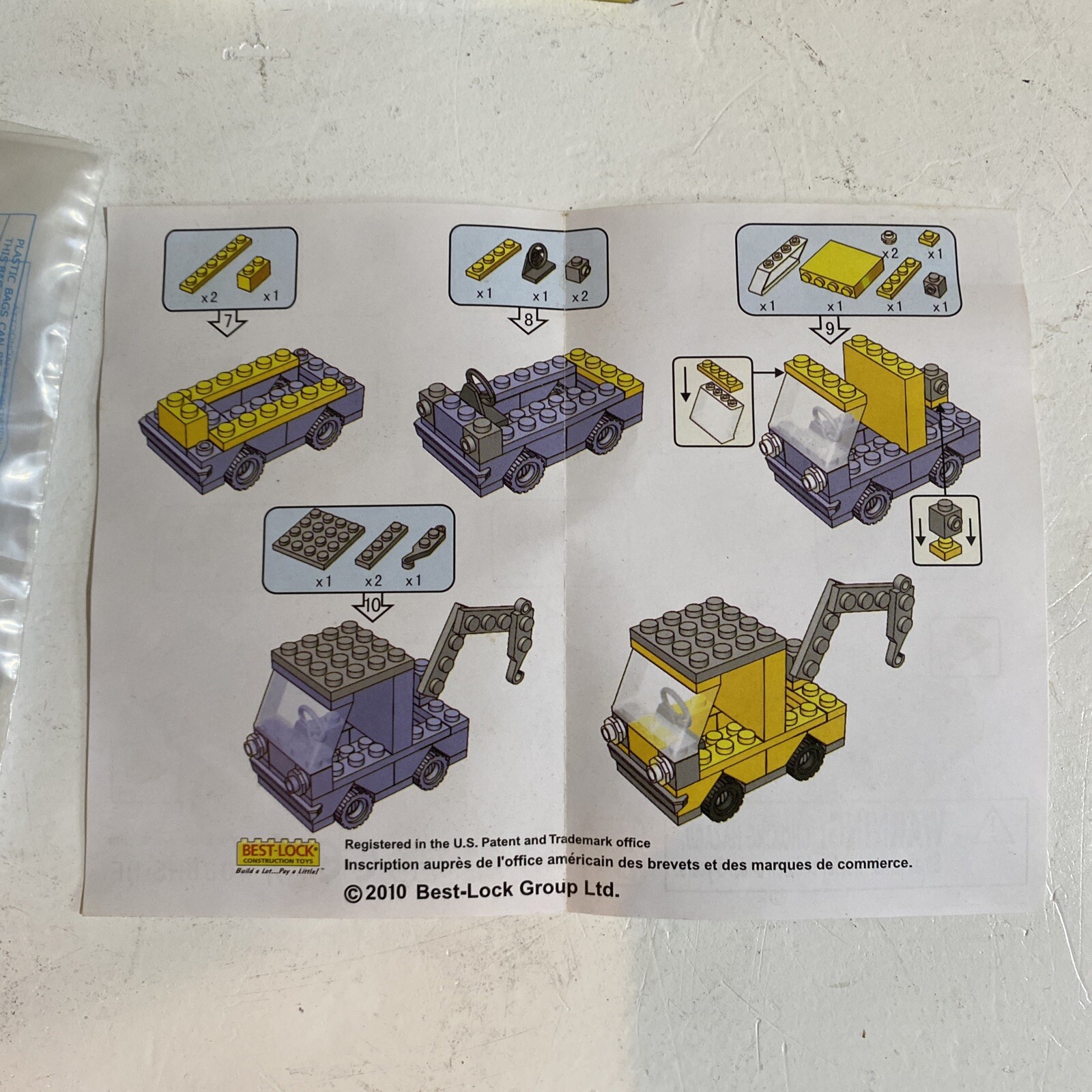 Rare Best Lock Construction Toys - Wrecker Truck - Sealed | eBay