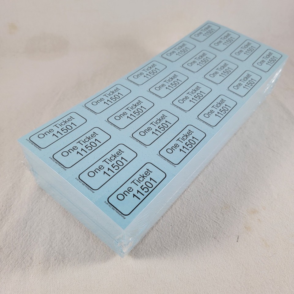 Sheet Tickets Ride Tickets Carnival Tickets Drink Tickets 250 count ...