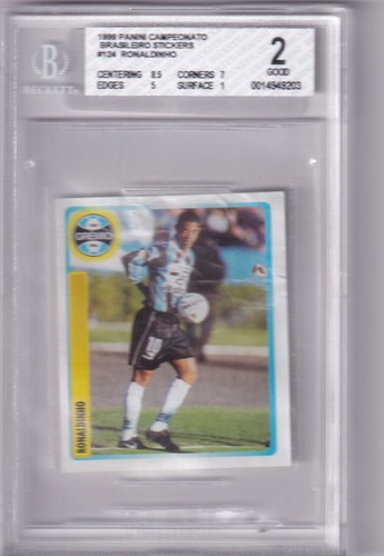 1999 Panini Campeonato Brasileiro Ronaldinho ROOKIE #124 BGS 2 GD | eBay
