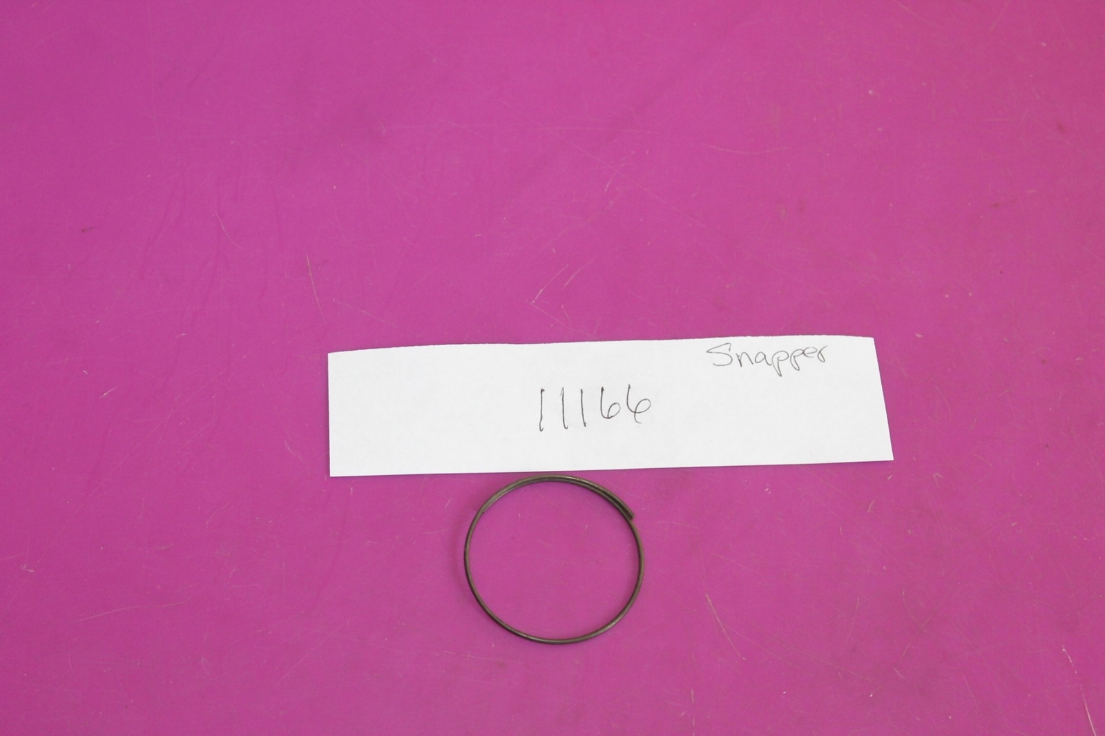 Snapper Ring Seal. Part 11166. 7011166. Acquired from a closed ...