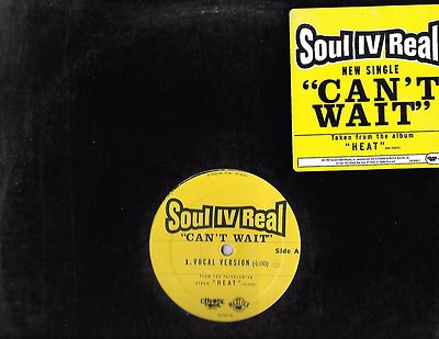 SOUL 4 REAL-CHROME DOME RECORDS-CANT WAIT SINGLE -EX CONDITION-PROMO ...