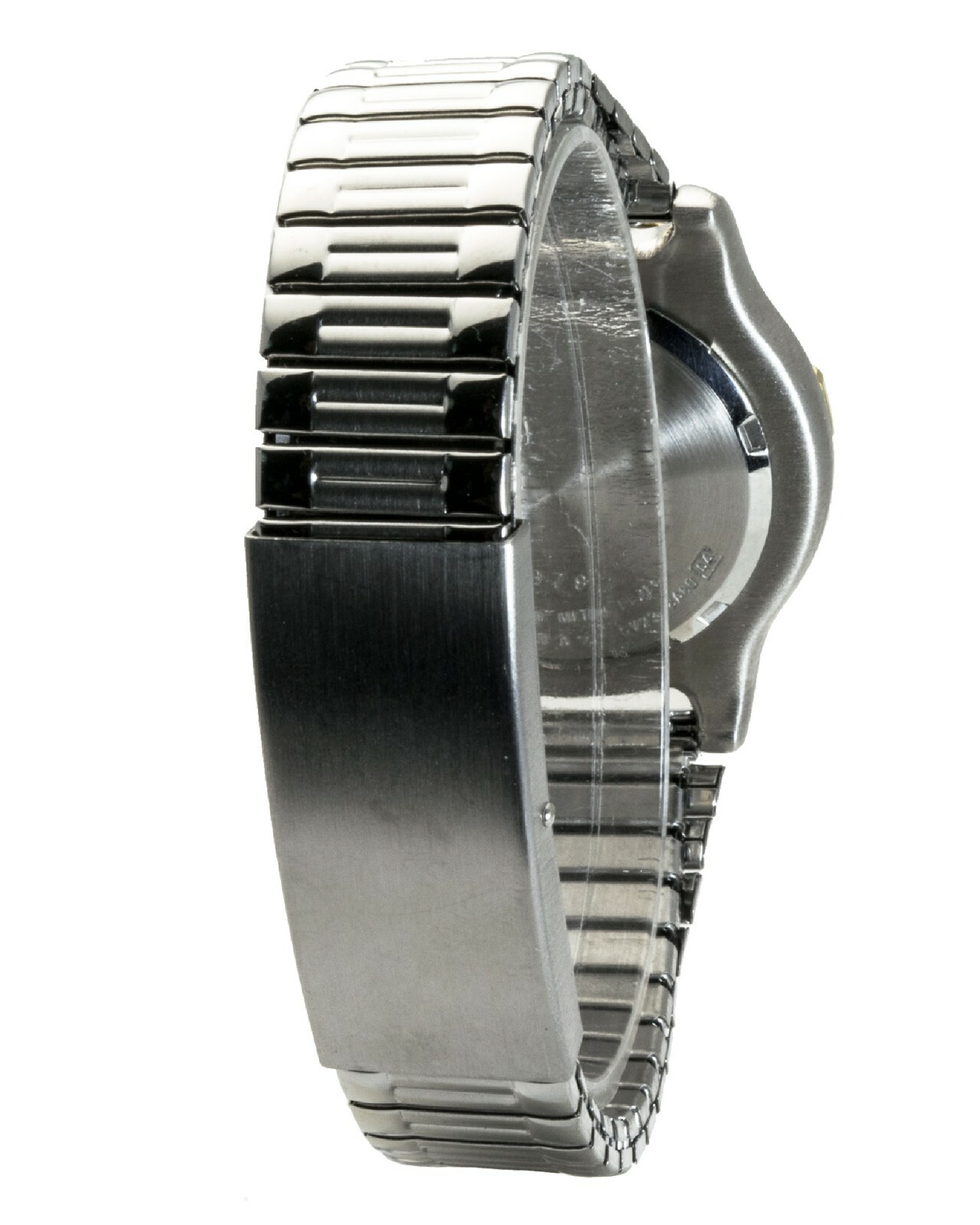 SWANSON:STAINLESS STEEL ADJUSTABLE METAL STRETCH BAND QUARTZ WATCH | eBay