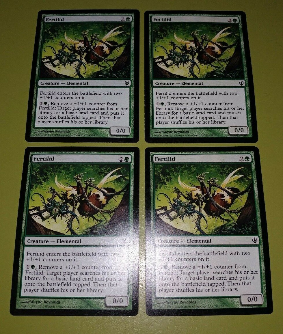 Fertilid x4 Archenemy 4x Playset Magic the Gathering MTG | eBay