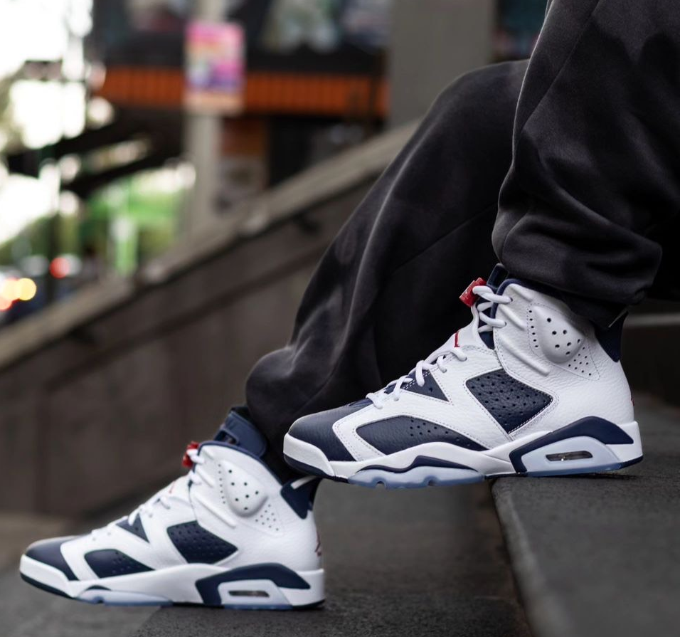 Nike Jordan Air Jordan 6 Olympic Retro Jordan Ⅵ AJ6Basketball Shoes ...