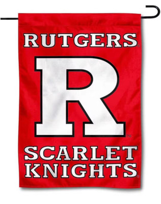 Rutgers Scarlett Knights GARDEN FLAG 12” X 18” Rutgers U Premium Yard ...