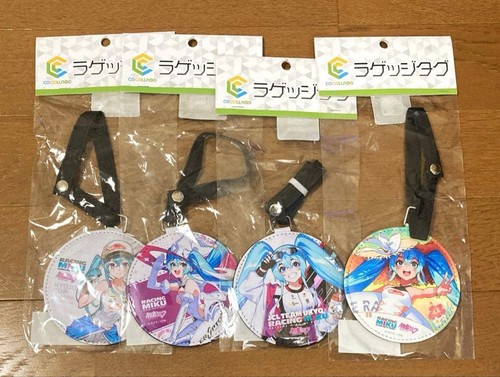 Hatsune Miku Racing Miku Luggage Tag Set 4 pcs Official Merchandise | eBay