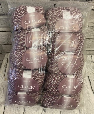 SIRDAR CLICK chunky with wool 50g x 10 BNIB- CG F13 | eBay UK