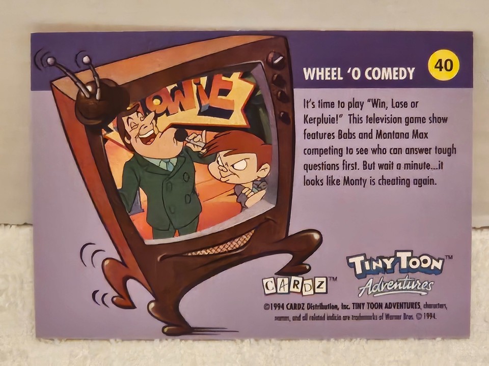 1994 Cardz Tiny Toon Adventures Trading Cards You-Pick - Complete your set | eBay