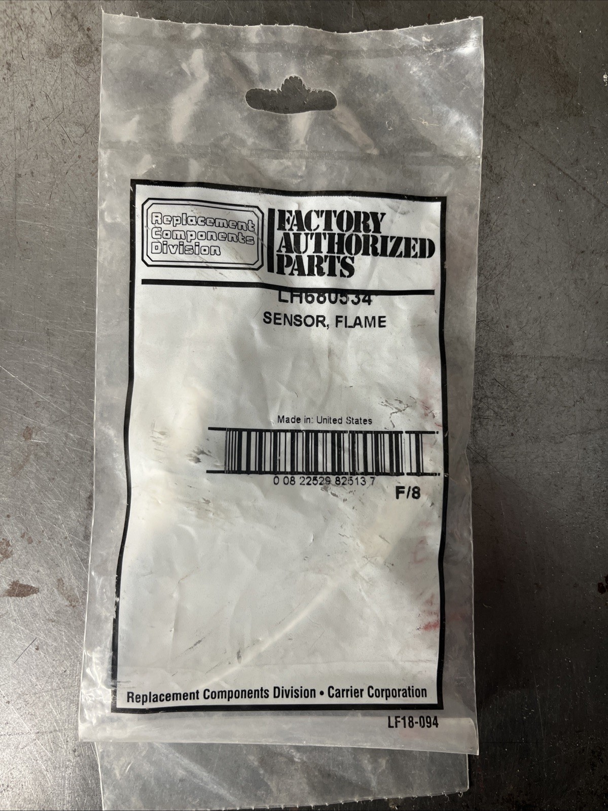 Carrier LF18-094 Flame Sensor LH680534 Factory Authorized OEM New | eBay