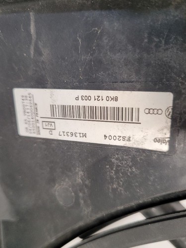 2008-2017 AUDI A5 Radiator Fan Motor Fan Assembly 8K0121207A | eBay