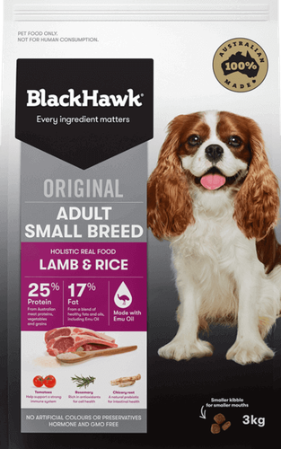 Black Hawk Small Breed Adult Lamb & Rice [3kg] | eBay