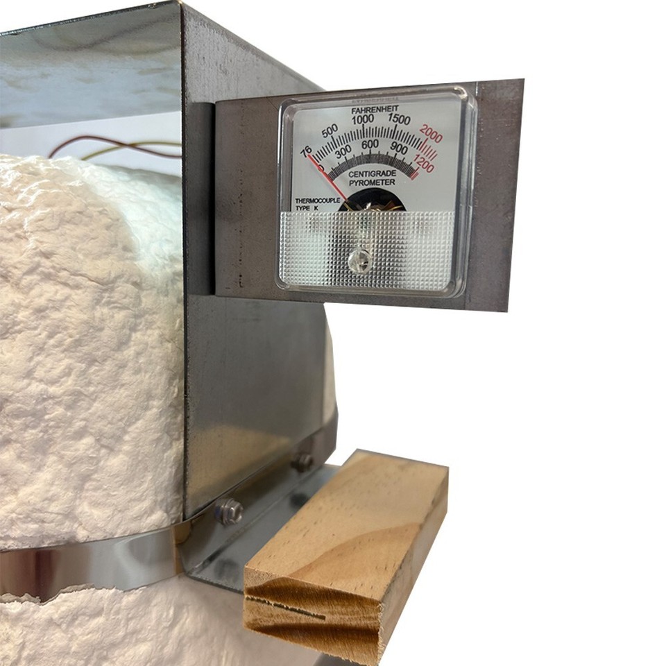 Quikfire Kiln–FAST 1000°F in 5 Minutes, Max 2000°F, Built-in Pyrometer ...