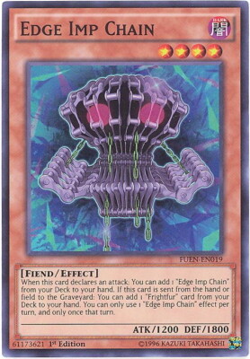 Yu-Gi-Oh Card - FUEN-EN019 - EDGE IMP CHAIN (super rare holo) - NM/Mint ...