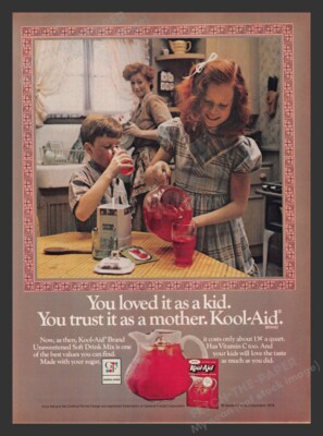 Kool-Aid Family Kitchen Kids Mom 1970s Print Advertisement Ad 1979 | eBay
