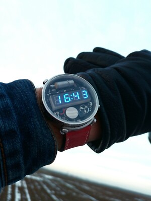 NIXIE wrist watch/Dozimeter -Radiometer LED/Customized Handmade | eBay