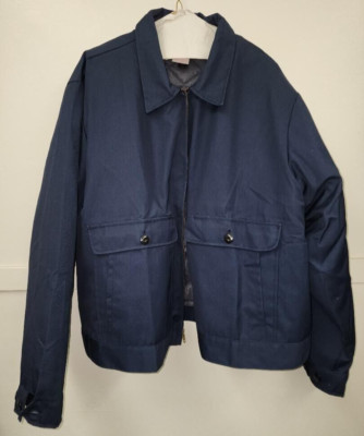 New Topps Safety Apparel Insulated Coat Navy Blue Size 56-Regular Made ...