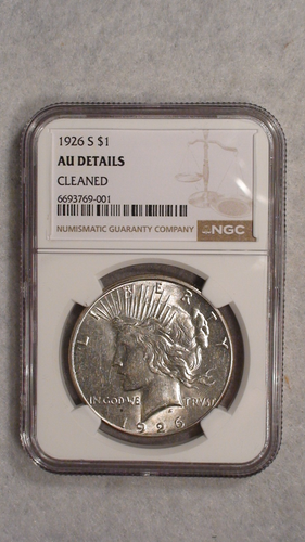 1926 S Peace Dollar NGC ABOUT UNCIRCULATED BETTER DATE $1 Coin BUY IT ...