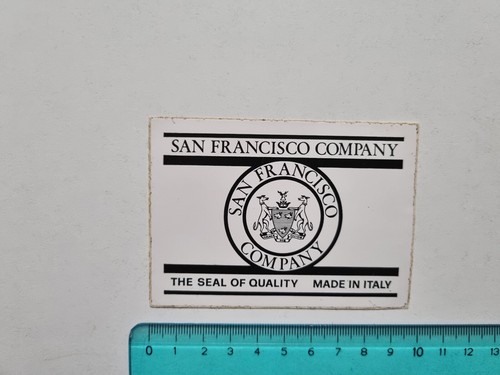 Klebstoff San Francisco Company Sticker Autocollant Vintage 80s ...