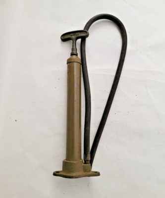Vintage Brass Air Tire Pump WWII US Army Ford GPA GPW Willys MB Jeep ...