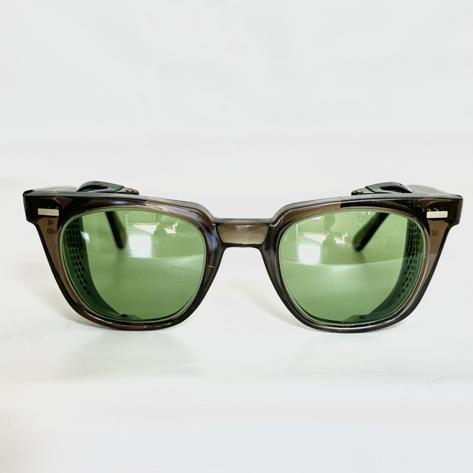 Vintage 1950's Green Lens Blinders Safety Glasses - James Dean | eBay