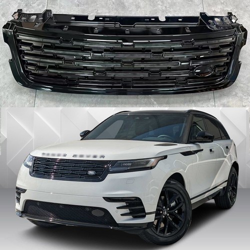 Front Grille Mesh Grill Bar Vent Trim Fits For Land Rover Range Velar ...