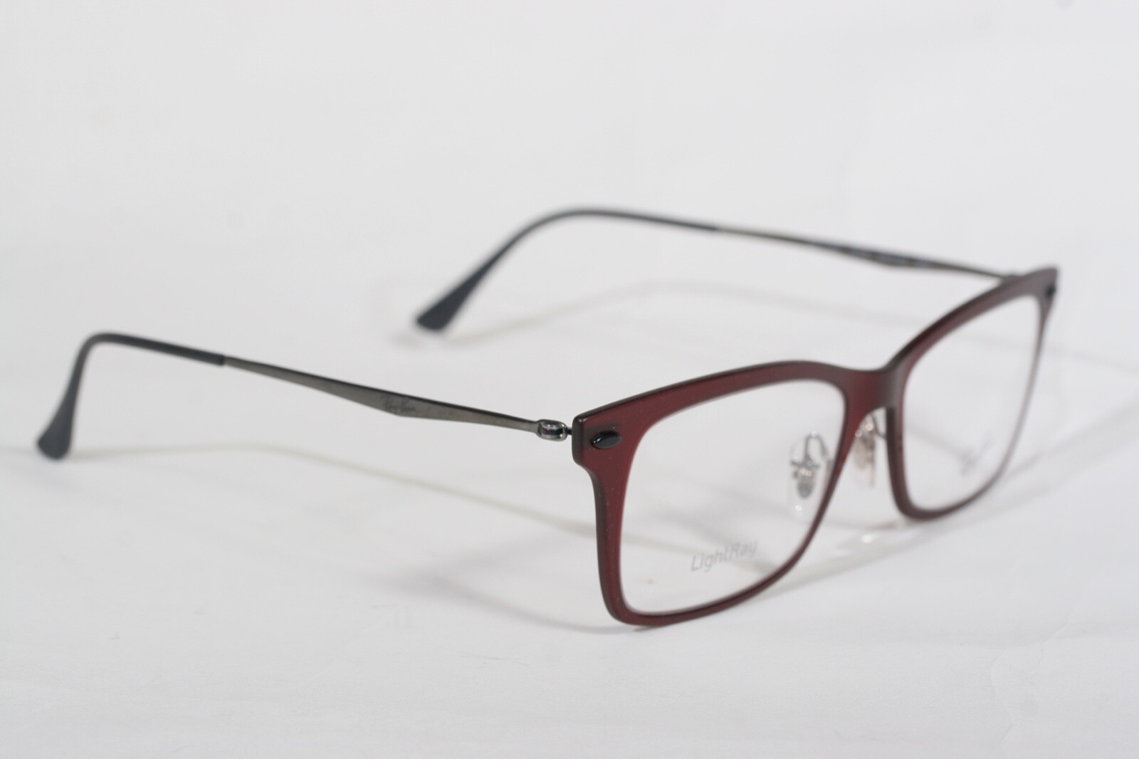 RAY BAN LIGHT RAY RB 7039 5456 MATTE DARK RED 53-18-140 ITALY MADE | eBay