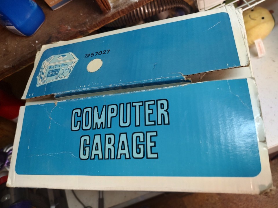 Vintage 1960’s Redline Sears Computer Parking Garage + Box | eBay