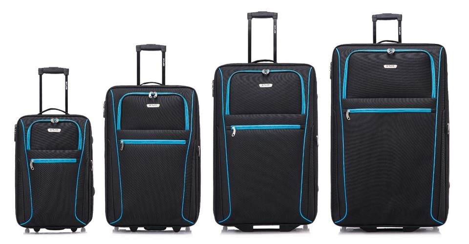 Large Suitcase & Medium Cabin Luggage XL Lightweight Suitcases ...