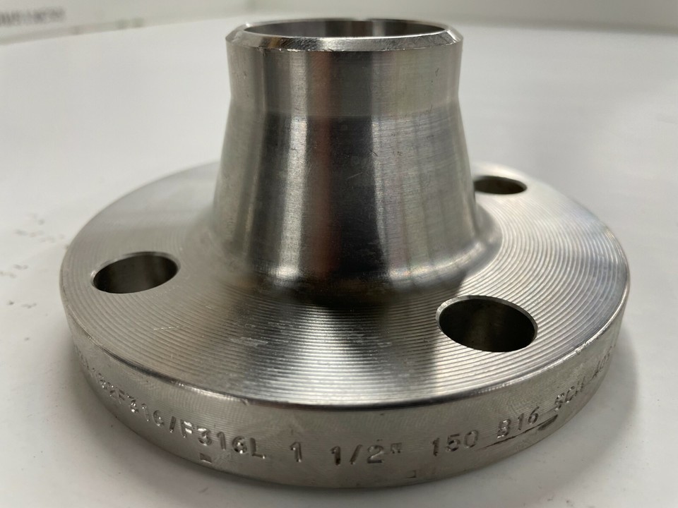 Weld Neck Flange 1-1/2" Class 150 RF S/40 Stainless Steel F316/316L ...