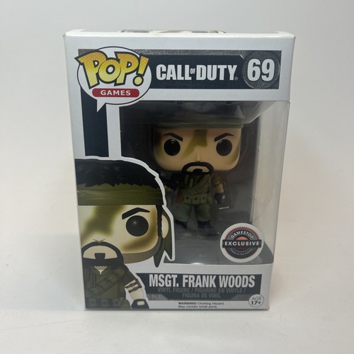 Funko Pop! Vinyl: Call of Duty MSGT Frank Woods - (No Mud) #69 GameStop ...