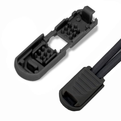 12 PCS Premium Nylon Shoe Lace End Clips Zipper Pull Tabs | eBay