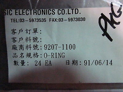 GREENE TWEED 9207-1100 Oring, ESC lift pin guides *** 24 PACK *** | eBay