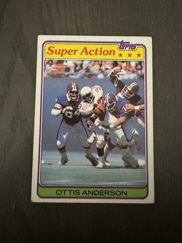 1981 Topps Super Action SA #12 OTTIS ANDERSON St Louis Cardinals ...
