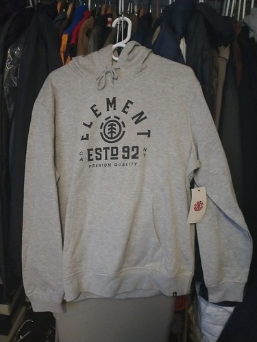 Element Hooded Sweater Grey/Black Sz. XL | eBay