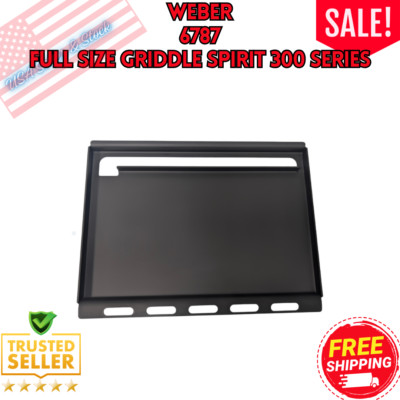 NEW Weber Full Size Rectangular Griddle Spirit 300 Series 6787 Carbon ...