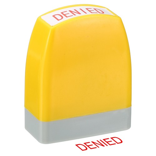 Denied Notice Stamp Office Stamp Pre Inked Stamp Yellow 656320764490| eBay