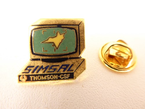 Pin's Pins Pin Badge - THOMSON CSF - SIMSAL - SYSTEME D' ARMENT ...