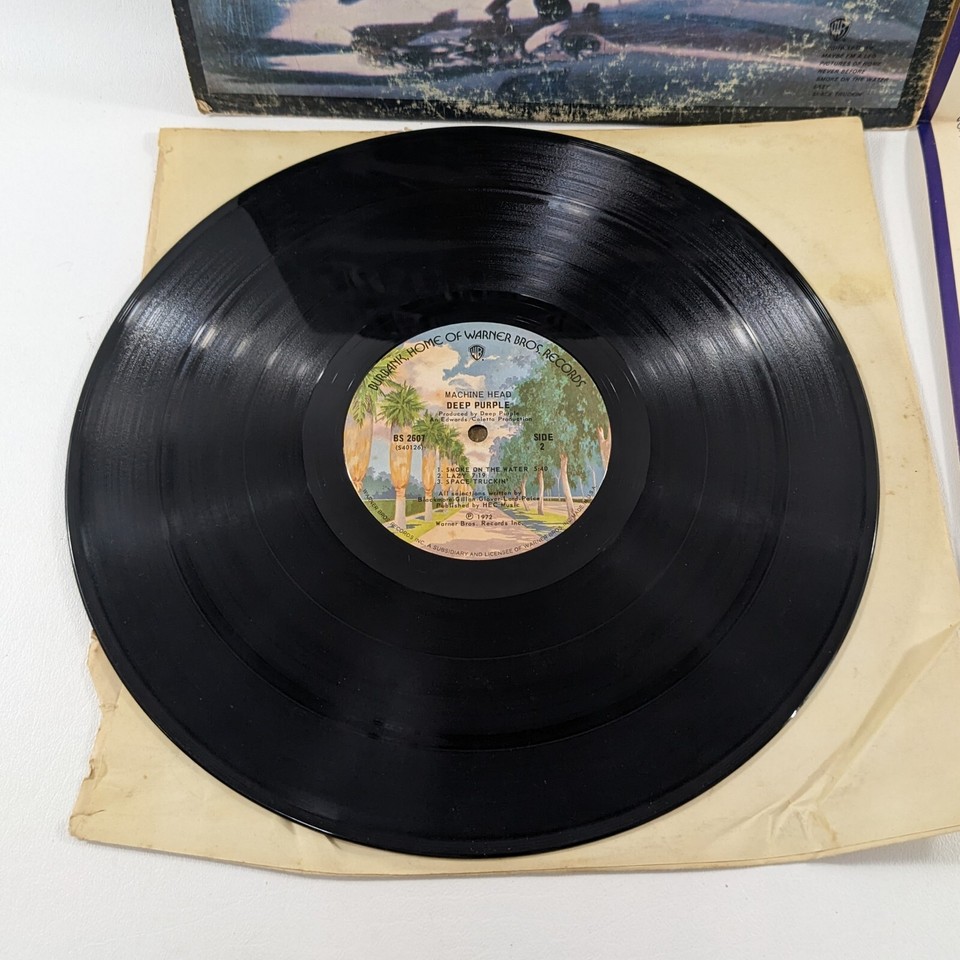 Deep Purple Machine Head Vinyl LP Gatefold Lyrics Sheet BS 2607 | eBay