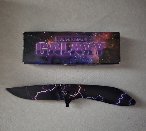 Rough Rider Galaxy Purple Storm Linerlock Pocket Knife RR1922 | eBay