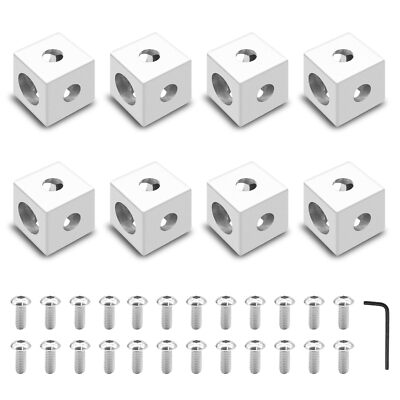 Corner Fixing Bracket Cube Connector M5 M8 for 2020 3030 4040 Aluminum ...