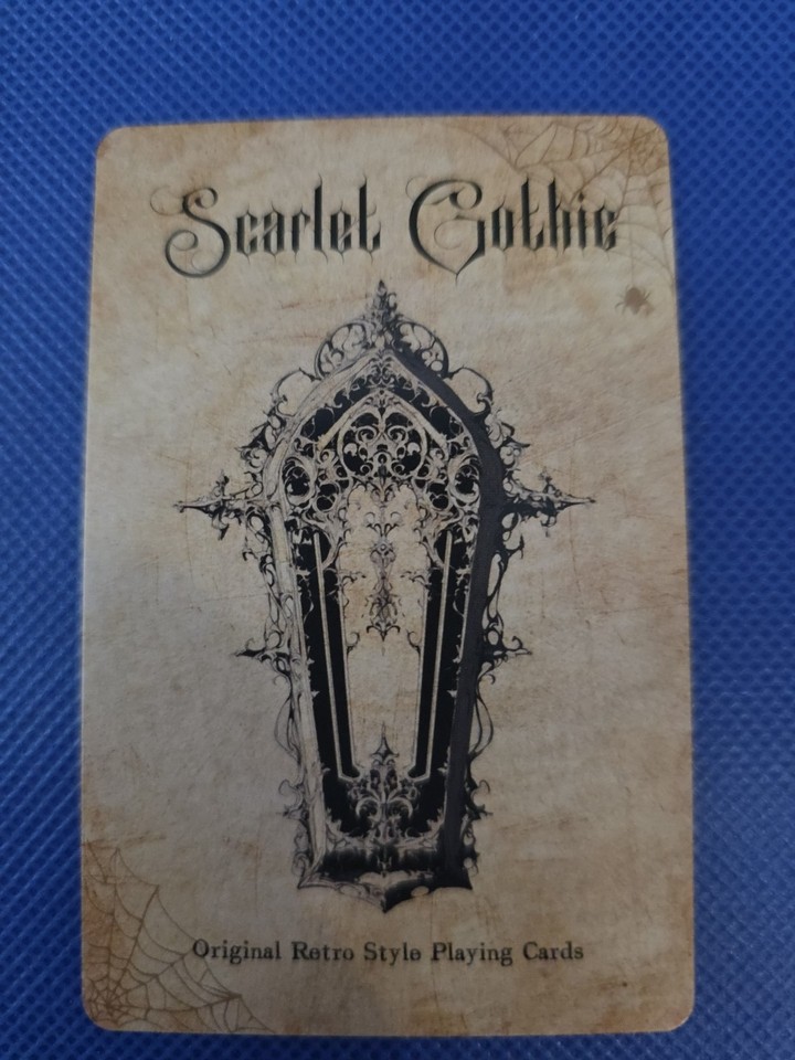 Queen Of Clubs Gothic Theme Playing Card Brand New | eBay Australia