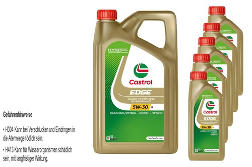 10L original Castrol edge titanium FST 5W-30 LL engine oil motor oil ...
