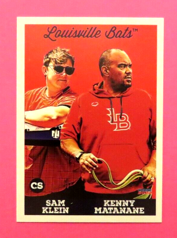 2022 Choice, Louisville Bats, CS - SAM KLEIN & KENNY MATANANE | eBay
