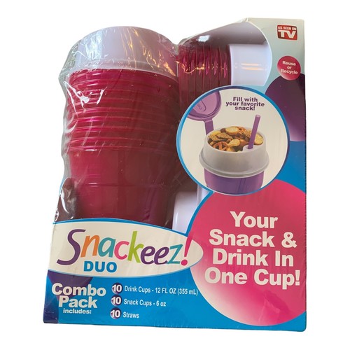 Buy Snackeez Duo All-in-One 30 Piece Combo Pack - Pink - As Seen On TV ...